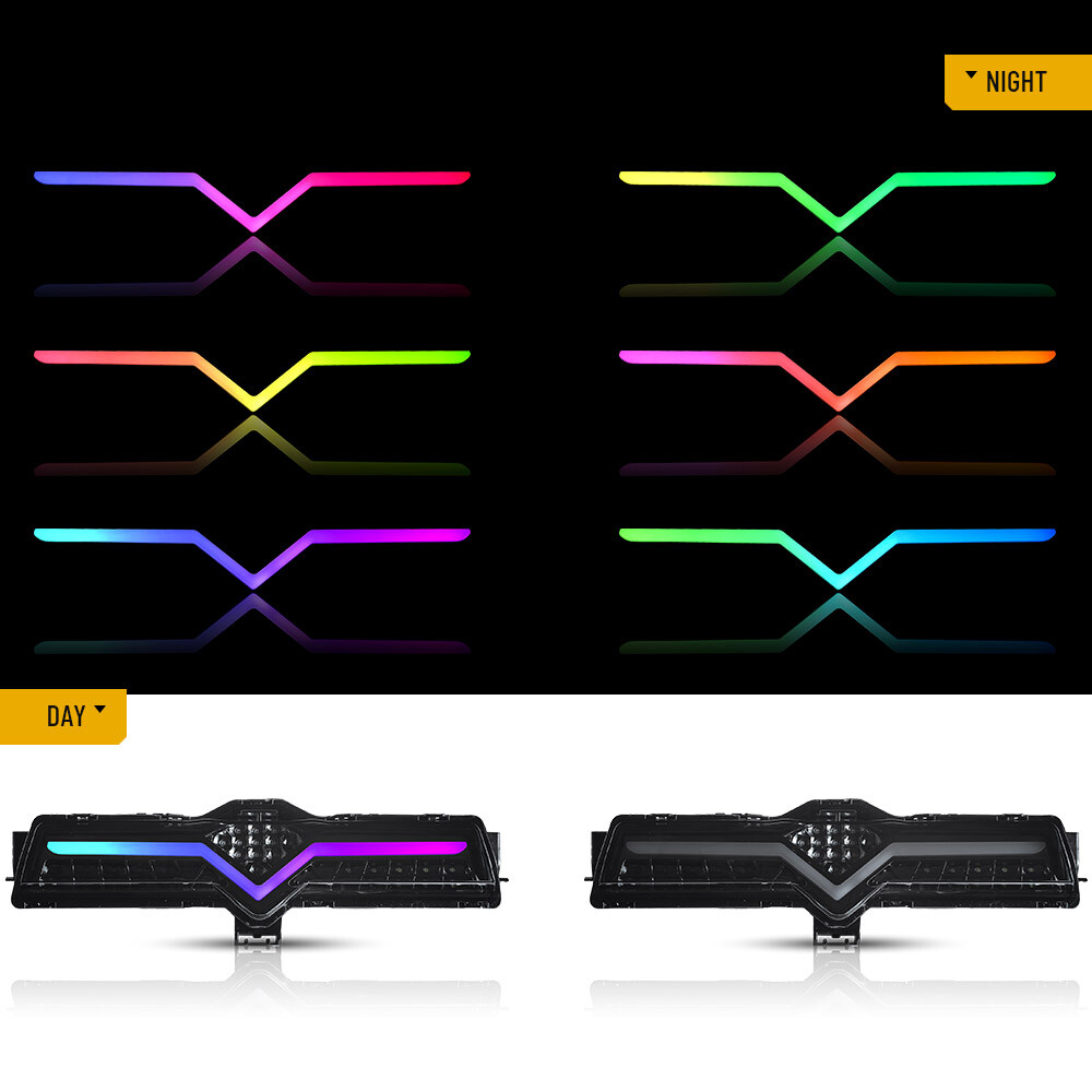 LED RGB Third Brake Light Bumper Reverse Fog Lamp For 2013-21 FRS/BRZ ...