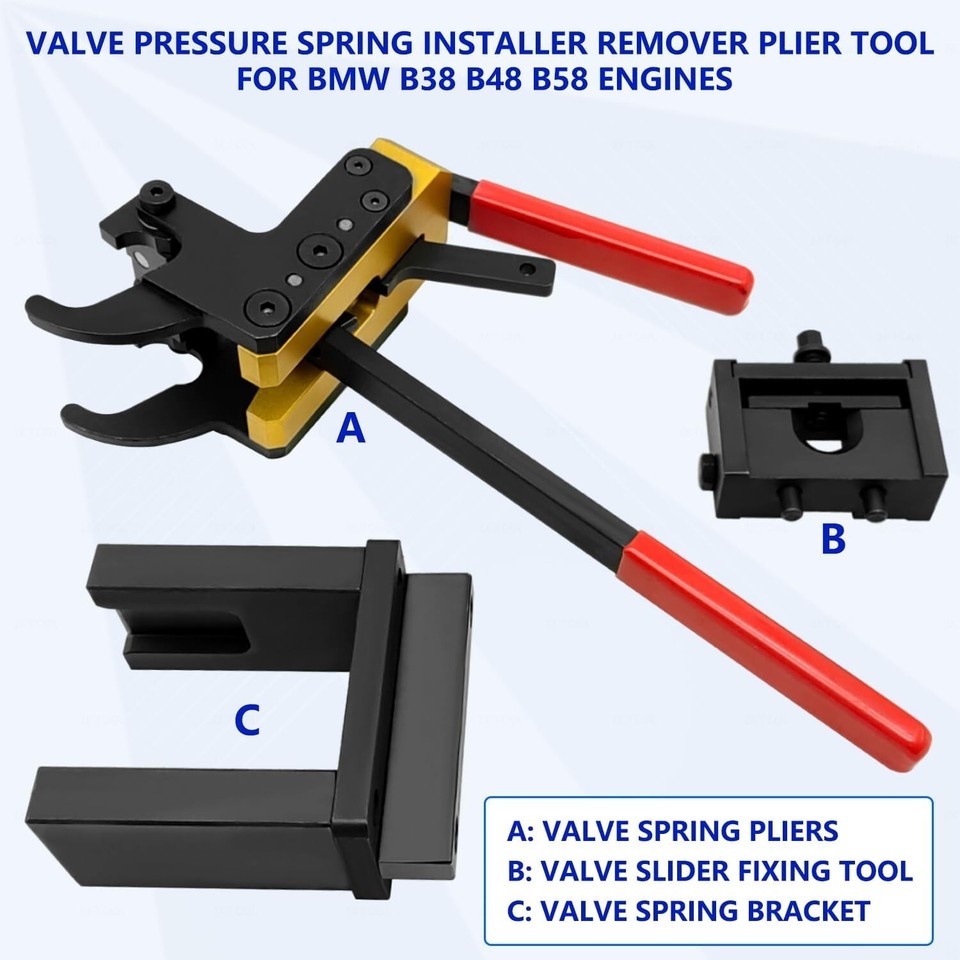 Valve Pressure Spring Installer Remover Timing Tool for BMW B38 B48 B58 ...