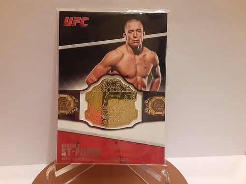 2011 Topps UFC Title Shot - Championship Belt Plate Relic #CB-GSP ...