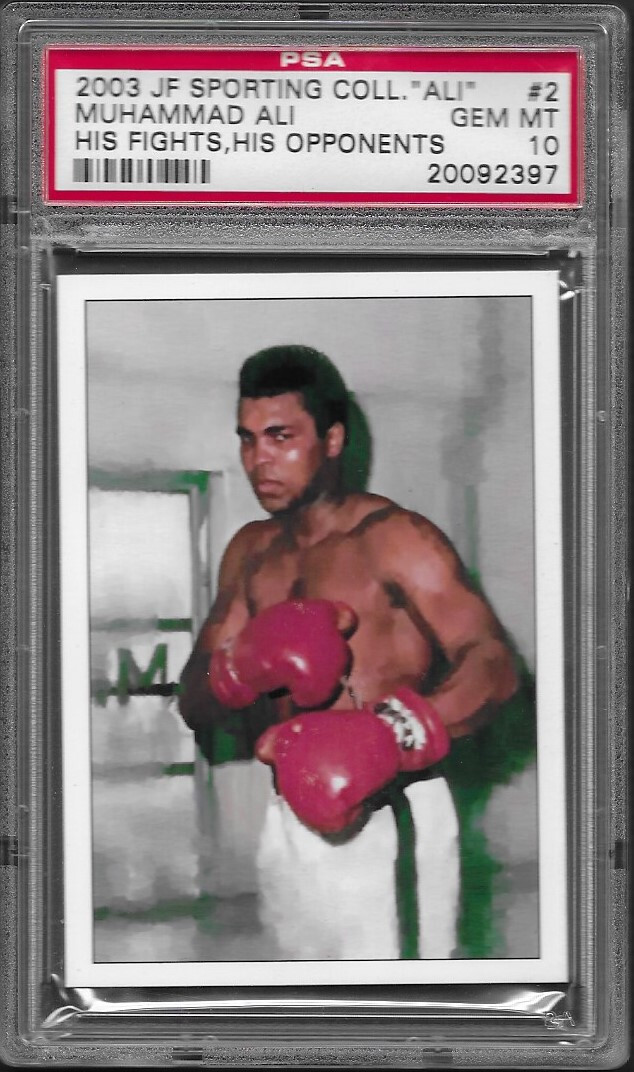 Muhammad Ali 2003 JF Sporting Collectables His Fights, His Opponents #2 ...