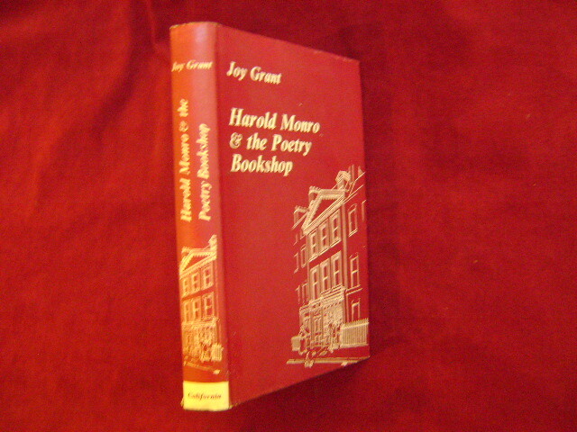 Grant, Joy. Harold Monro & the Poetry Bookshop. 1967. Important ...
