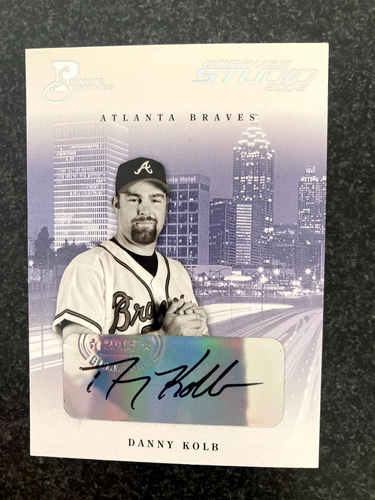 2005 Donruss Studio Private Signings Silver #40/100 Danny Kolb Auto ...