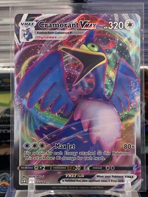 Cramorant VMAX 055/072 Ultra Rare Shining Fates Pokemon TCG RR 2I | eBay