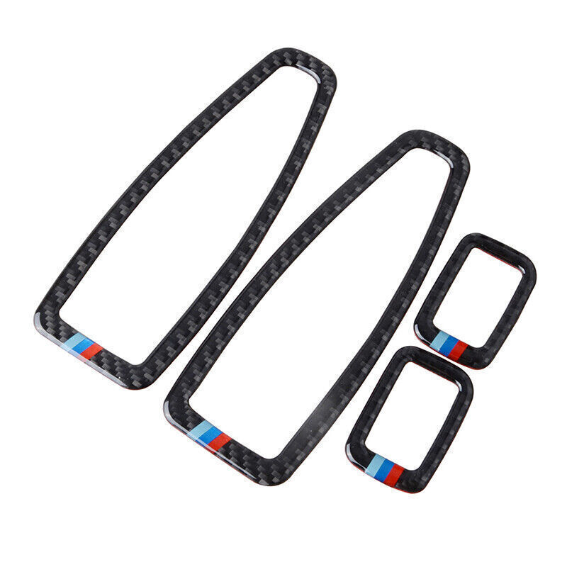 For BMW F30 3 Series Accessories Real Carbon Fiber Window Panel Cover ...