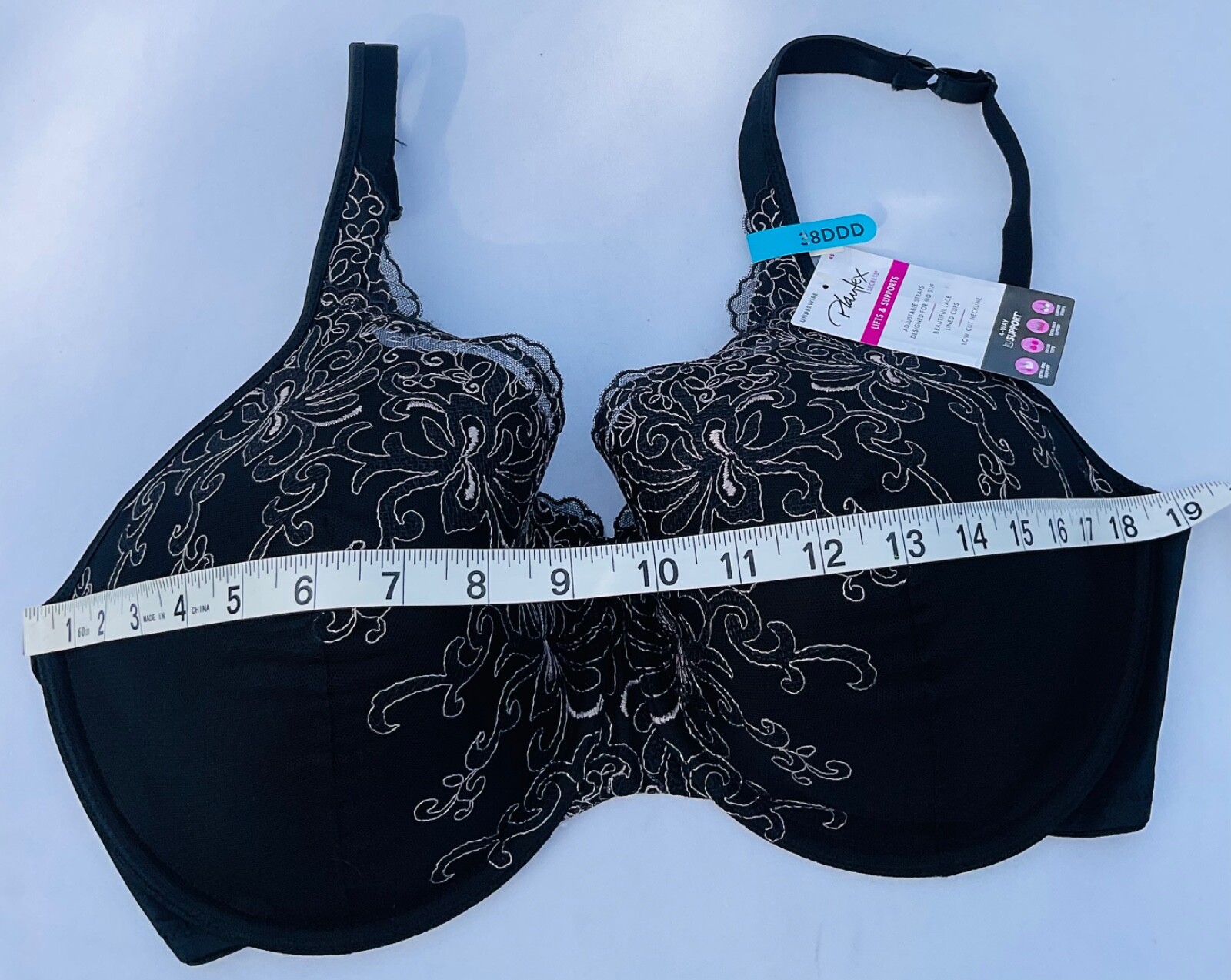 NEW Playtex Secrets Beautiful Lift W/Embroidery Underwire Bra US4513 ...