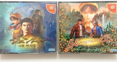 Shenmue I+II 1+2 Japanese Version Sega Dreamcast 4 discs No Manual ...