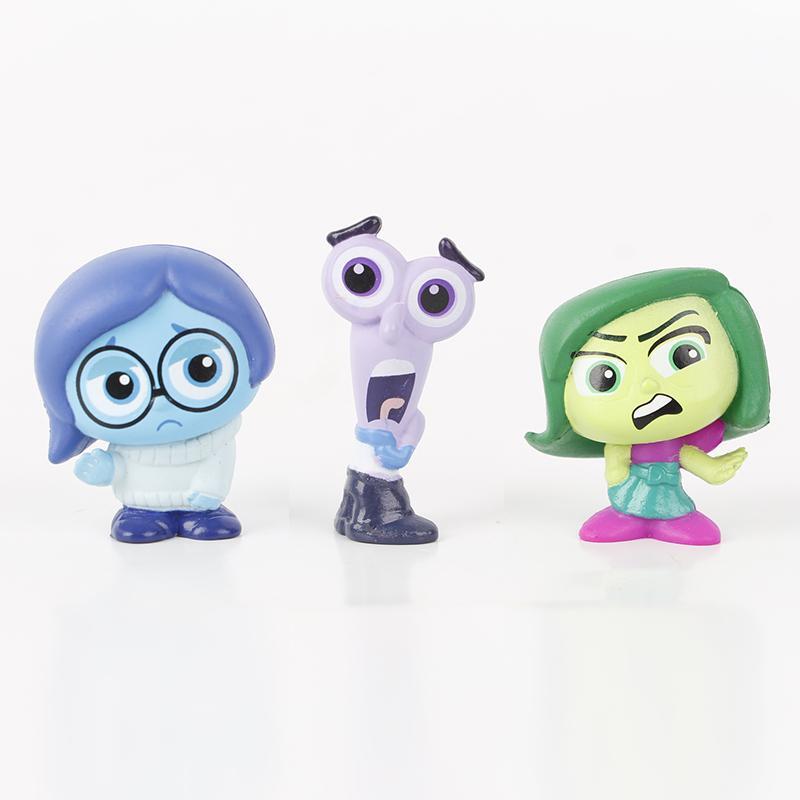 Inside Out 2 Action Figure Set – 9PCS Mini Joy, Anxiety, Anger, Sadness ...