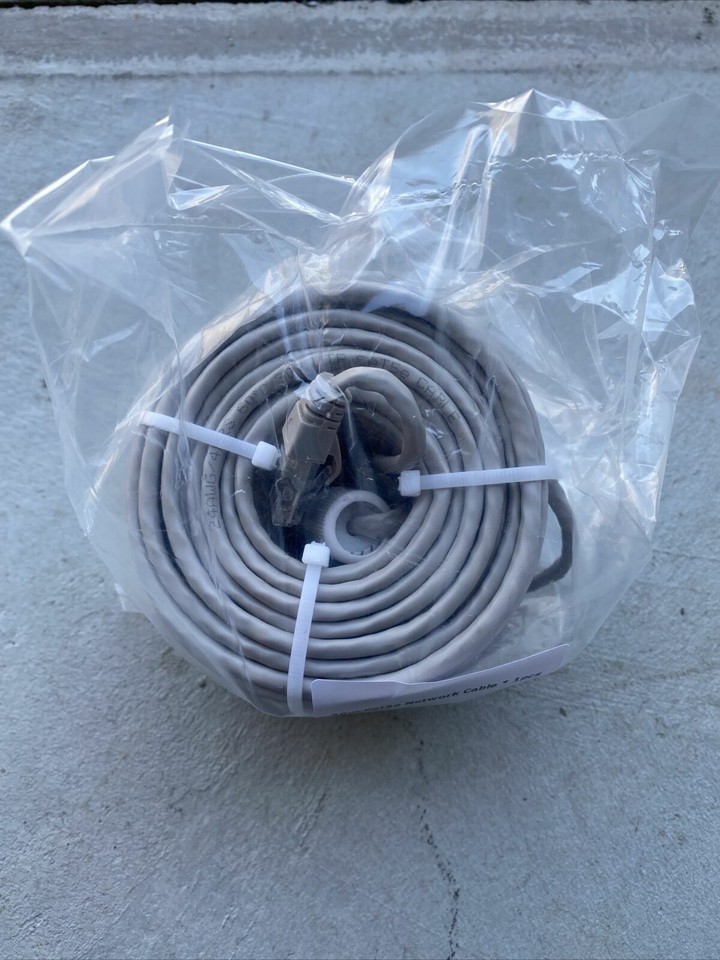 Lorex OEM Cat 5e Ethernet Network Cable GRAY 100ft (30m) BRAND NEW ...