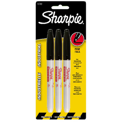Sharpie Pro Fine Point Industrial Markers Black 3-Pack | eBay