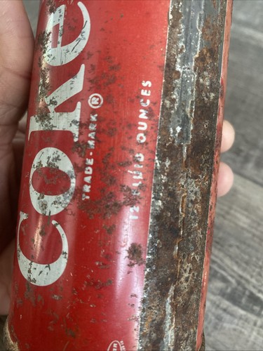 Coca Cola Coke Flat Punch Top Can Old Vintage 12oz | eBay