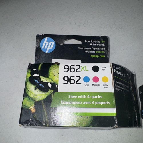 HP 962XL High Yield Black 962 Cyan/Magenta/Yellow Ink Cartridges - Exp ...