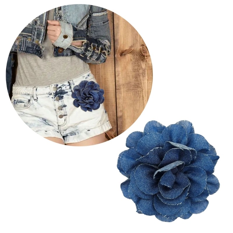 Elegant Camellia Flower Brooches for Women Fashion Flower Corsage Lapel ...