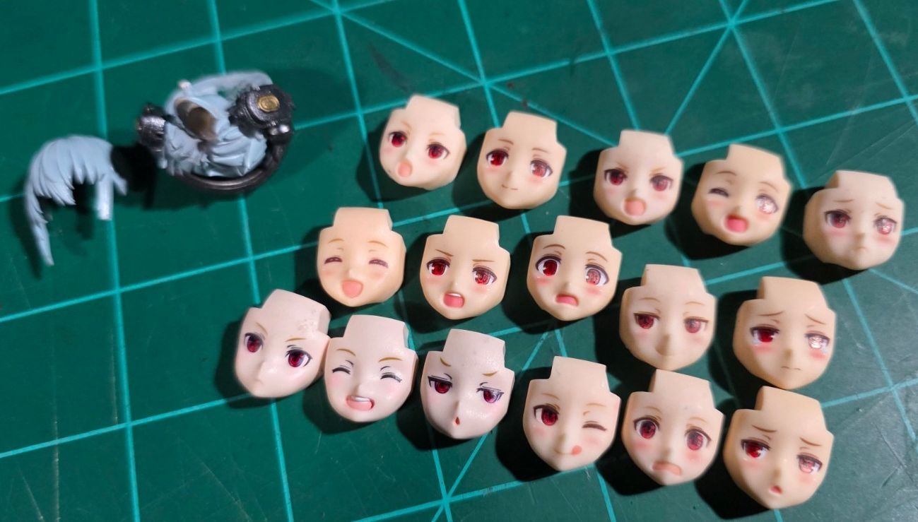 1/12 scale custom headsculpt - Unused character scaled for Megami ...