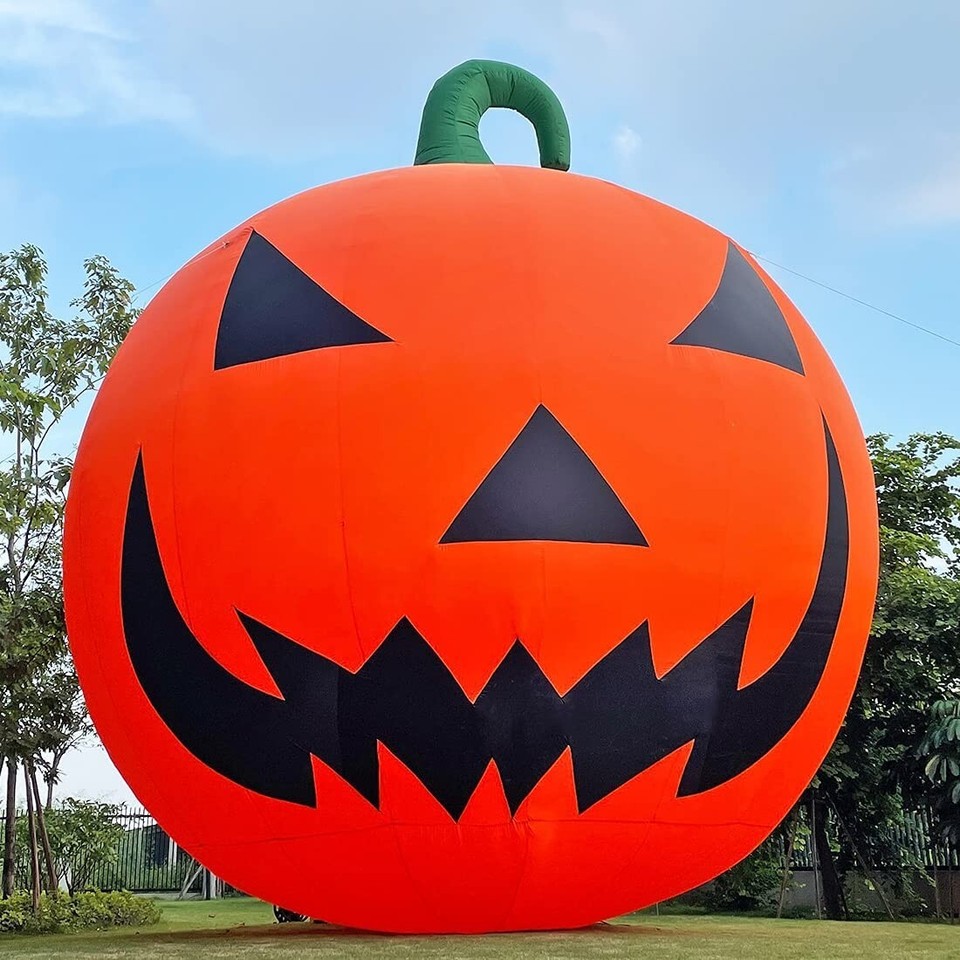 Giant 20Ft Halloween Inflatable Pumpkin Premium Decorations & 580w ...