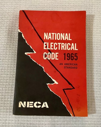1965 National Electrical Code NFPA National Fire Protection Association ...