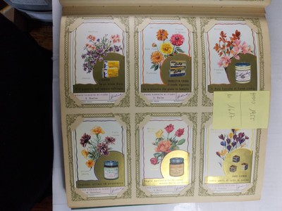 Liebig Trade Cards New Varieties of Flowers Complete Set 6 | eBay