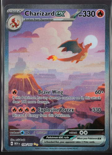 NM English 151 Charizard ex Special Illustration Rare 199/165 | eBay