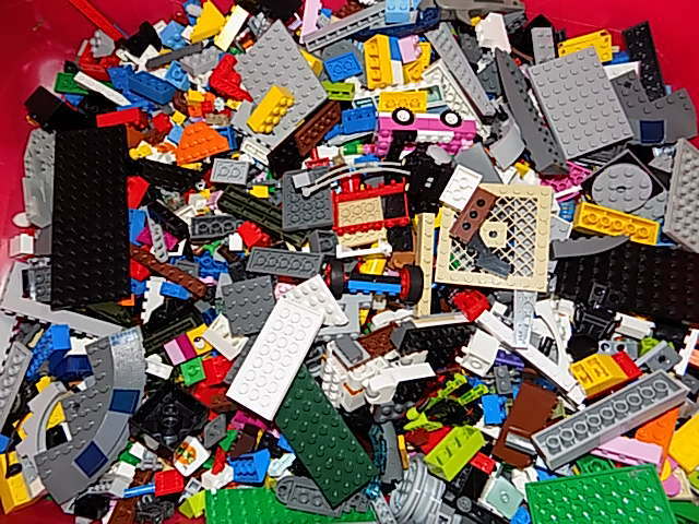 Lego Toy Lot Bulk 5 Lbs Mixed Building Bricks Blocks Parts Pieces ...