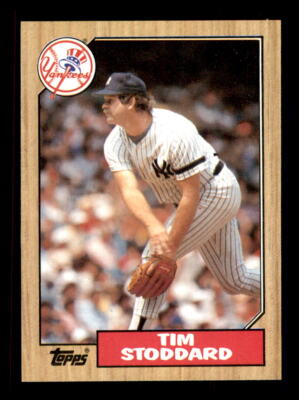1987 Baseball Topps Tim Stoddard New York Yankees #788 | eBay