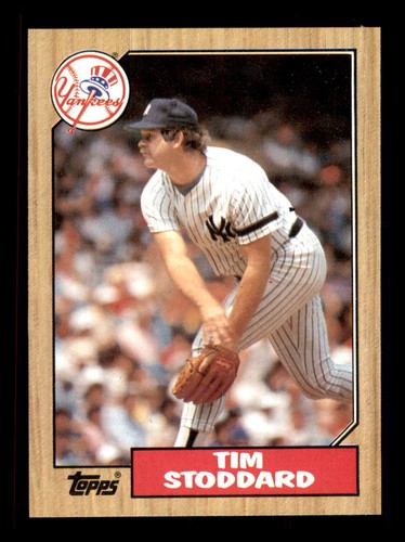 1987 Baseball Topps Tim Stoddard New York Yankees #788 | eBay