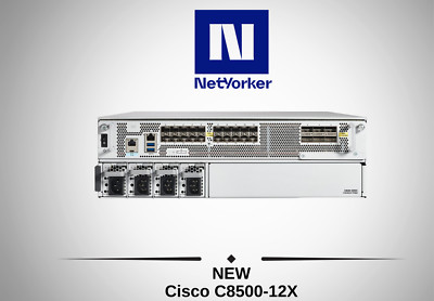 NEW Cisco 8500 Edge Platform C8500-12X Catalyst Switch- Same Day ...