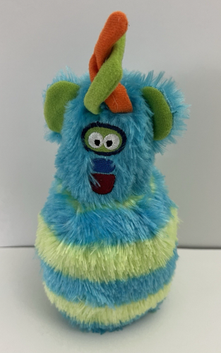 Melissa & Doug Monster Bowling Pin Plush 7" Blue Green Stuffed Doll Toy ...