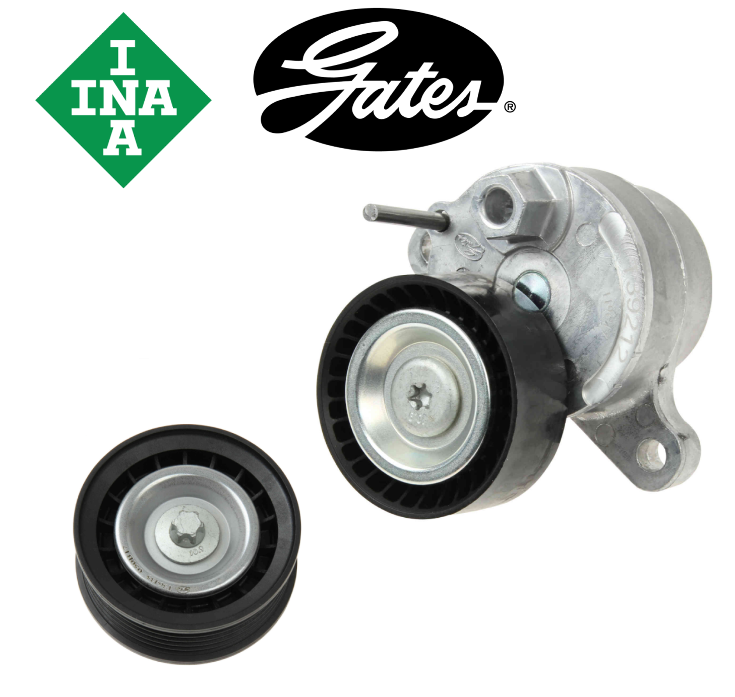 OEM Belt Tensioner Assembly + Idler Pulley for Mercedes C CLS E GL GLE ...