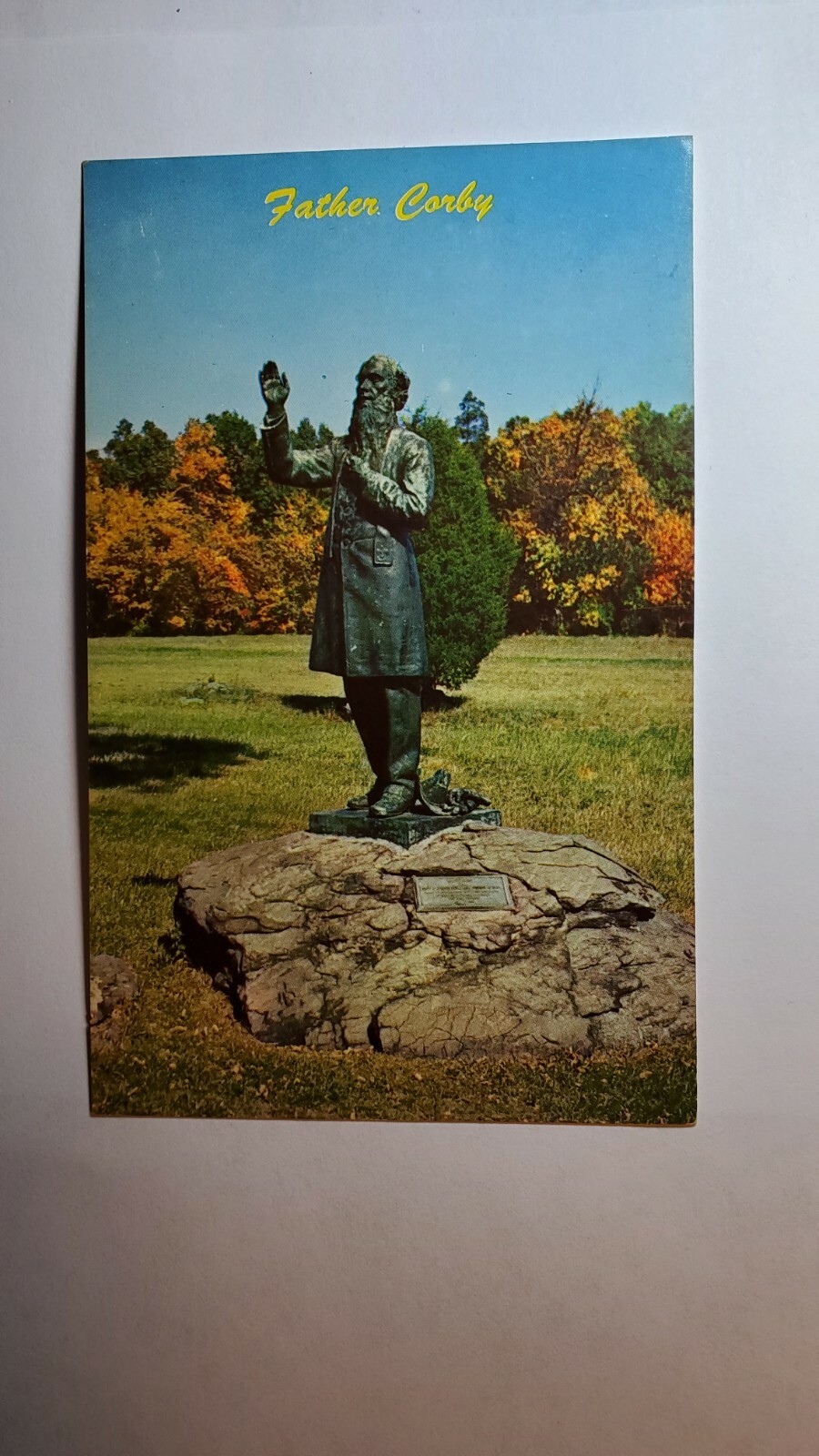 Father William Corby Postcard – New York Chaplain Irish Brigade ...