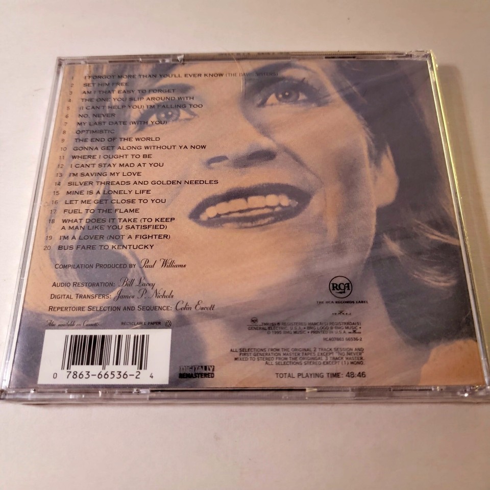 Skeeter Davis - The Essential Skeeter Davis CD 1995 RCA Sealed Brand ...