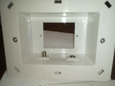 Recessed Power point Box Wall Plate GPO TV AV ,plus F to F & PAL to F ...