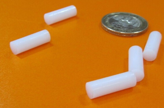 Delrin Acetal Dowel Pins 1/4" Dia x 3/4 Length, 200 Pieces | eBay
