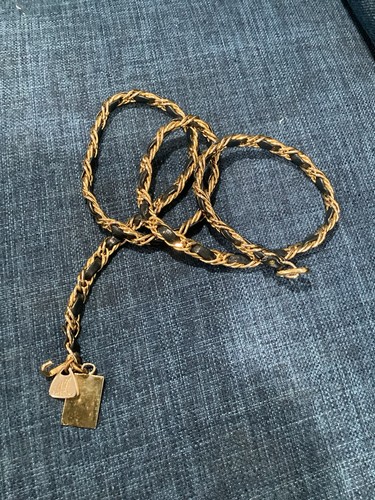 MM Morris Moskowitz Metal Chain Belt Gold Tone Vintage | eBay