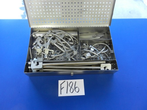 F186 Codman Greenberg Complete Retractor Set w/ 25 blades and Extras ...