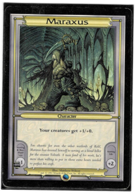MTG - Oversized - Maraxus - Vanguard - Magic the Gathering Card | eBay