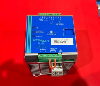 Newmar BDS DIN-UPS-24-10 24VDC 10A Power Supply/Charger/UPS NFPA For ...
