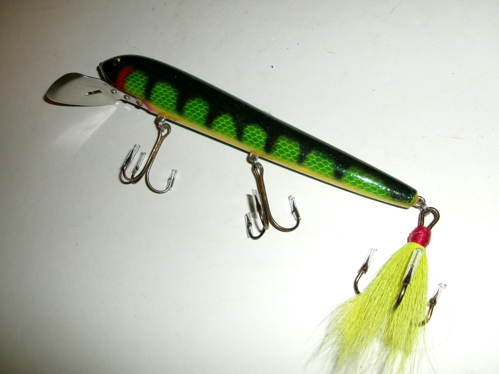 *READ* Unknown 8-1/2" Body Wood Musky Muskie Crankbait Lure - Used | eBay