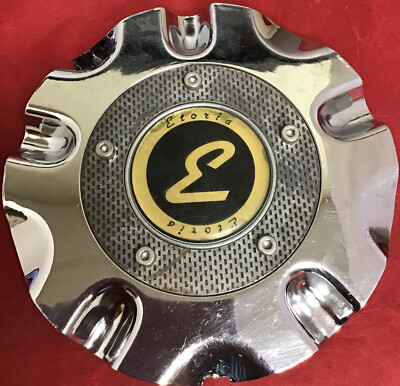 ONE USED ETORIA CHROME CENTERCAP COP85C 13050 | eBay