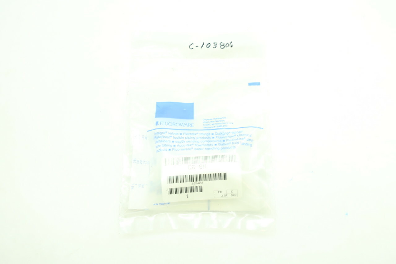 Fluoroware+C6-6N+Pfa+Integral+Ferrule+Straight+Adapter+3%2F8in+%2F8in ...