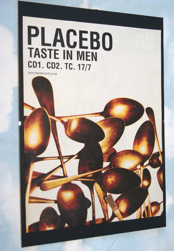 PLACEBO band large A3 frameless original 2000 taste in men SINGLE ...