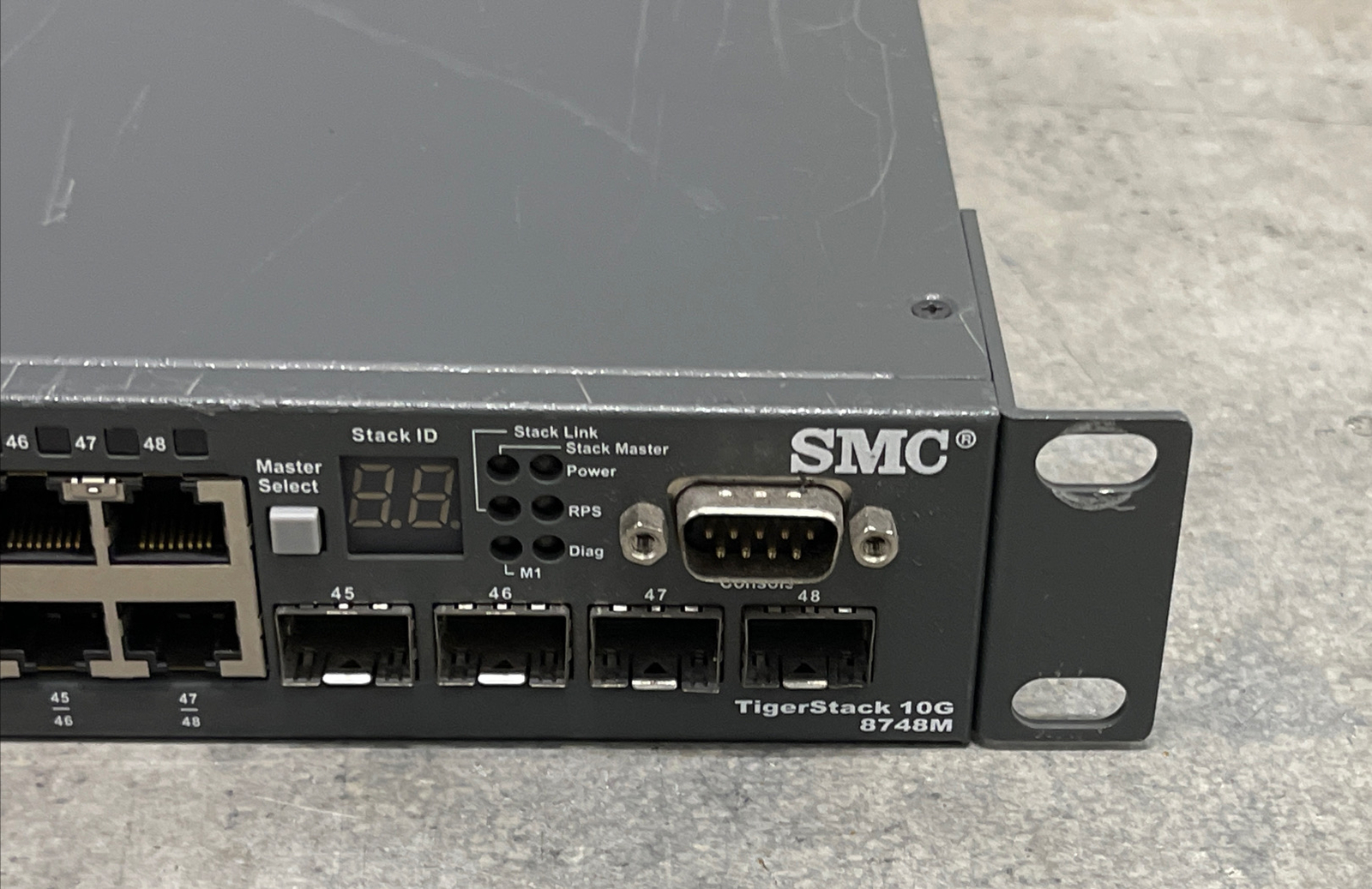 SMC TigerStack 10G 8748M SMC8748M 48-Port Managed Gigabit Switch | eBay