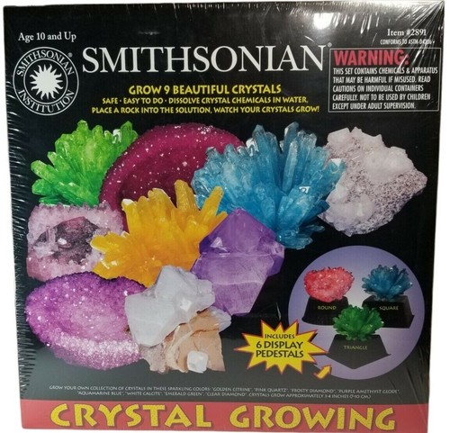 NEW Smithsonian 9 Crystal Growing Lab Set World Of Adventure | eBay