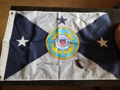 3 STAR! US Coast Guard Vice Commandant Flag 22x32 LARGE NSN8345-01-087 ...