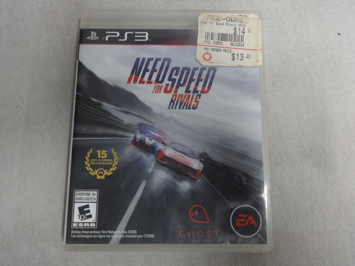 Need For Speed Rivals Ps3 Cover