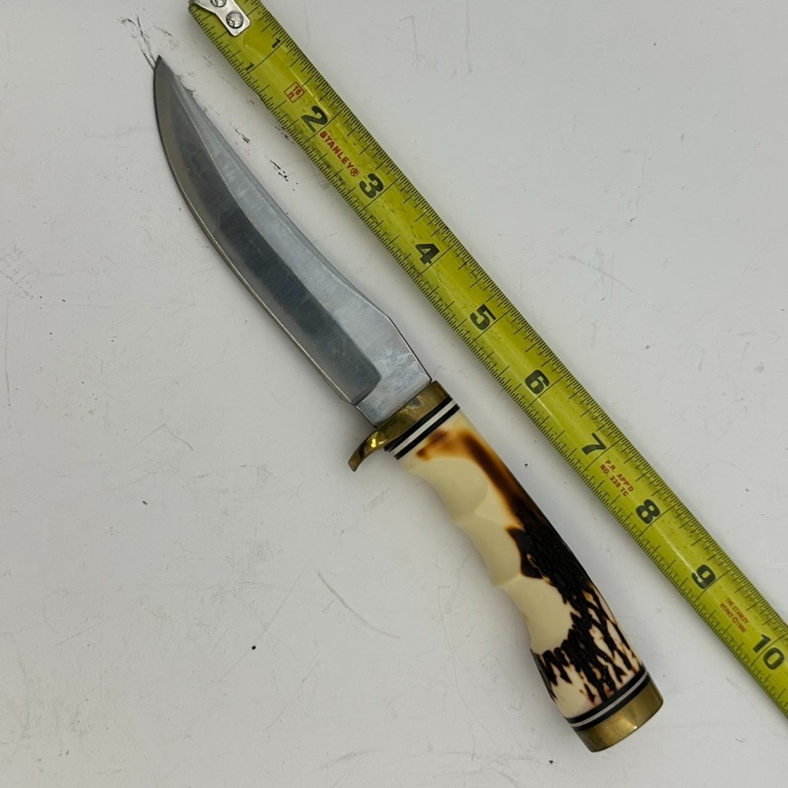 Schrade USA Uncle Henry 153UH Super Sharp Golden Spike Knife With ...