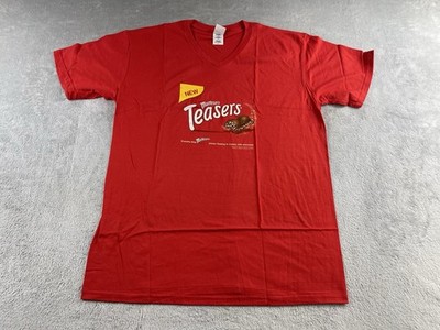 maltesers Teasers Promo T-shirt Size Large Red 2013 | eBay UK