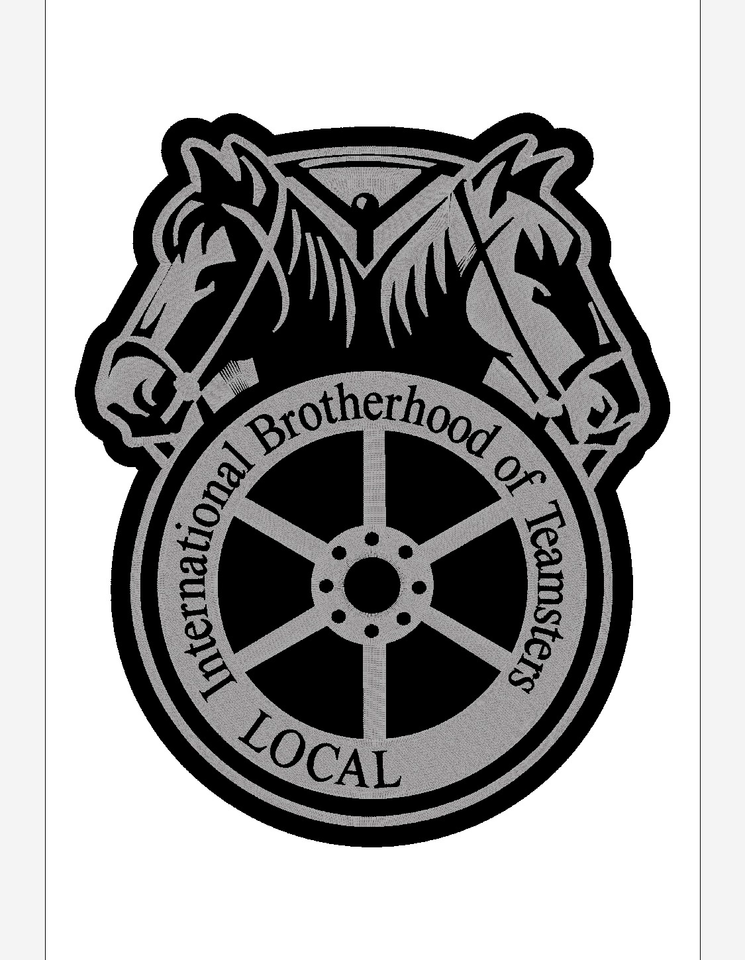 Teamsters Logo Iron On Embroidered Patch Custom Local Union ...