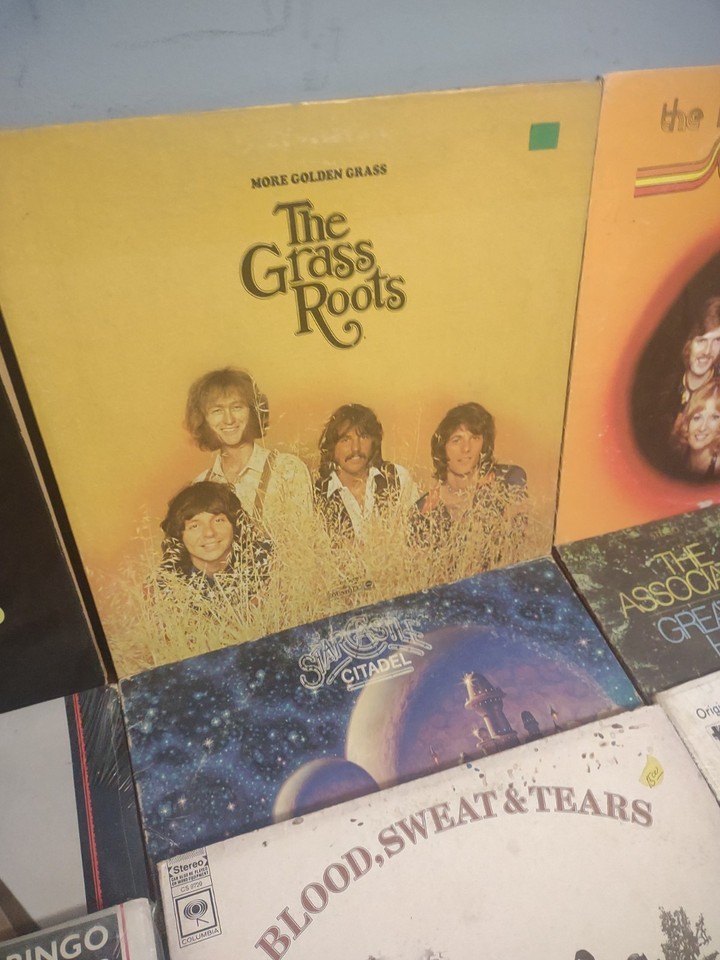 Lot of 20 ringo star grass roots elton elvis LP Vinyl Records Lot ...