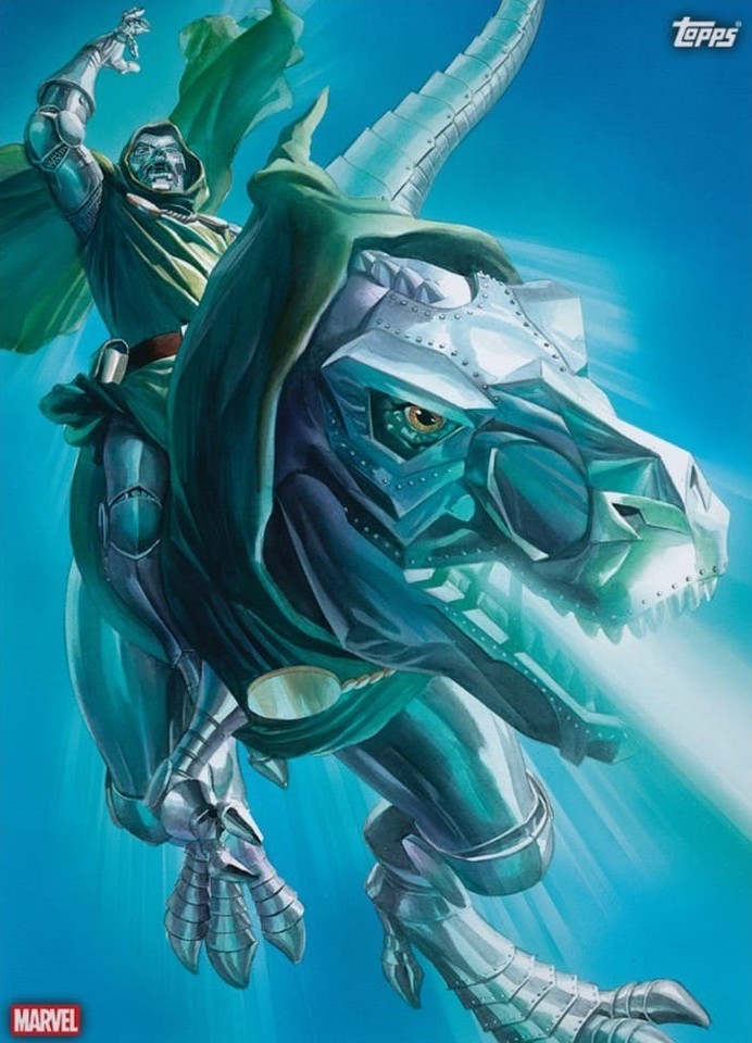 Topps Marvel Collect Doctor Doom & Doomassur Fantastic Four Spotlight ...