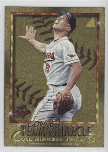 1996 Pinnacle Team Pinnacle Cal Ripken Jr Barry Larkin #4 HOF | eBay