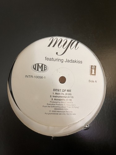Mya Feat. Jadakiss - The Best Of Me 12" Vinyl Record Promo Scarface ...